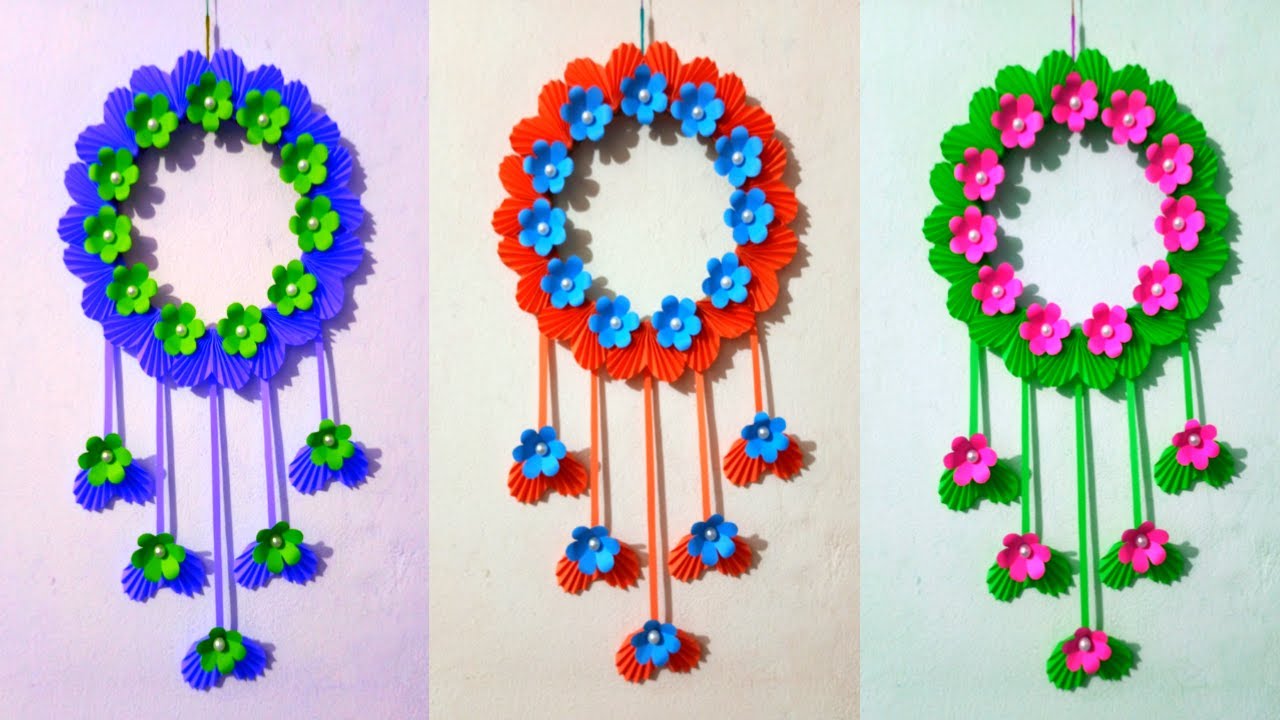 Wallmate | Hater Kaj | কাগজের ফুল বানানো | Kagojer Ful Banano | Origami ...