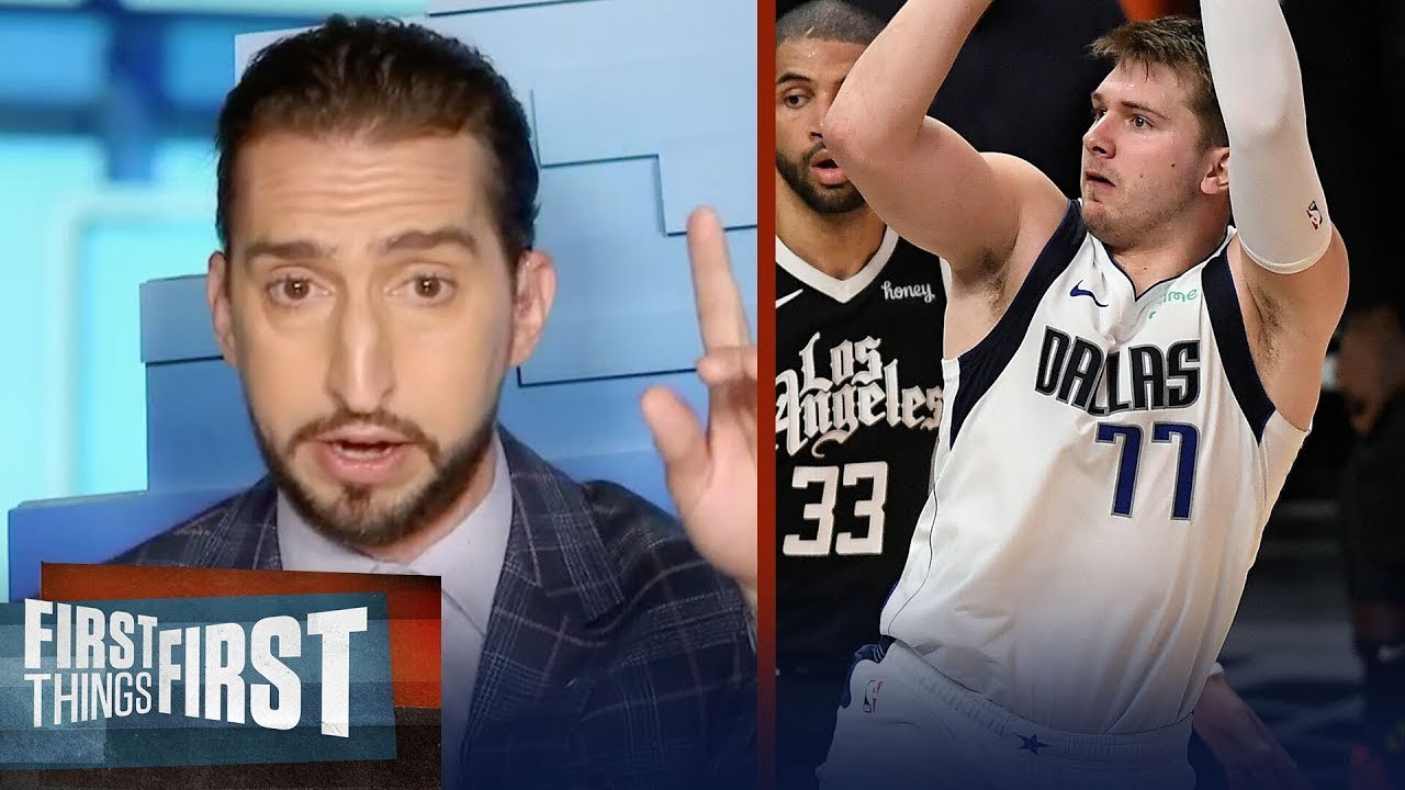FIRST THINGS FIRST | Nick reacts Doncic proves he can conquer crippling ...