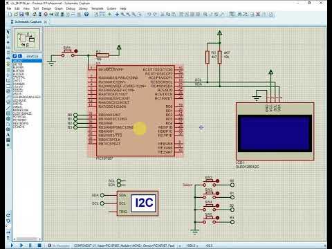 PIC16F887 SH1106 I2C OLED Display Example using XC8 - YouTube