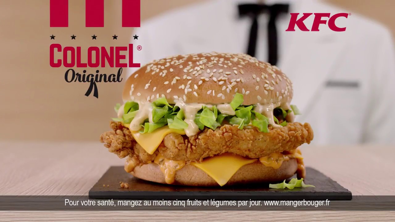 Colonel Original Burger – KFC - YouTube