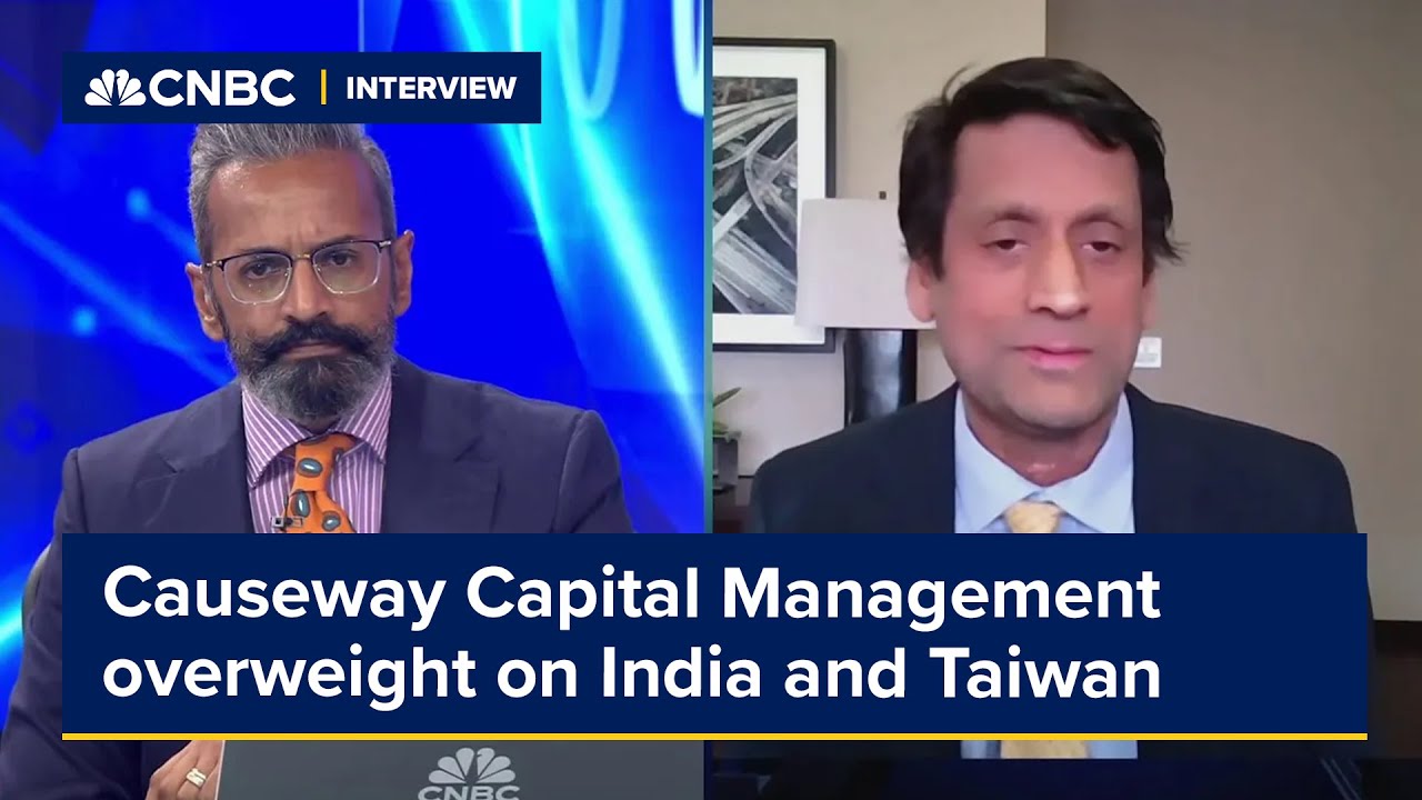 India and Taiwan are the top holdings in our emerging market portfolio ...