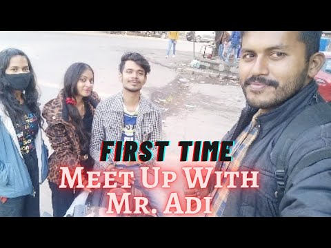 Mr. Adi And Miss. Shruti On Camera First Time In Public // #mradi # ...