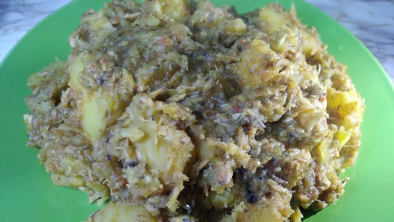 How to make fish potato porridge - YouTube