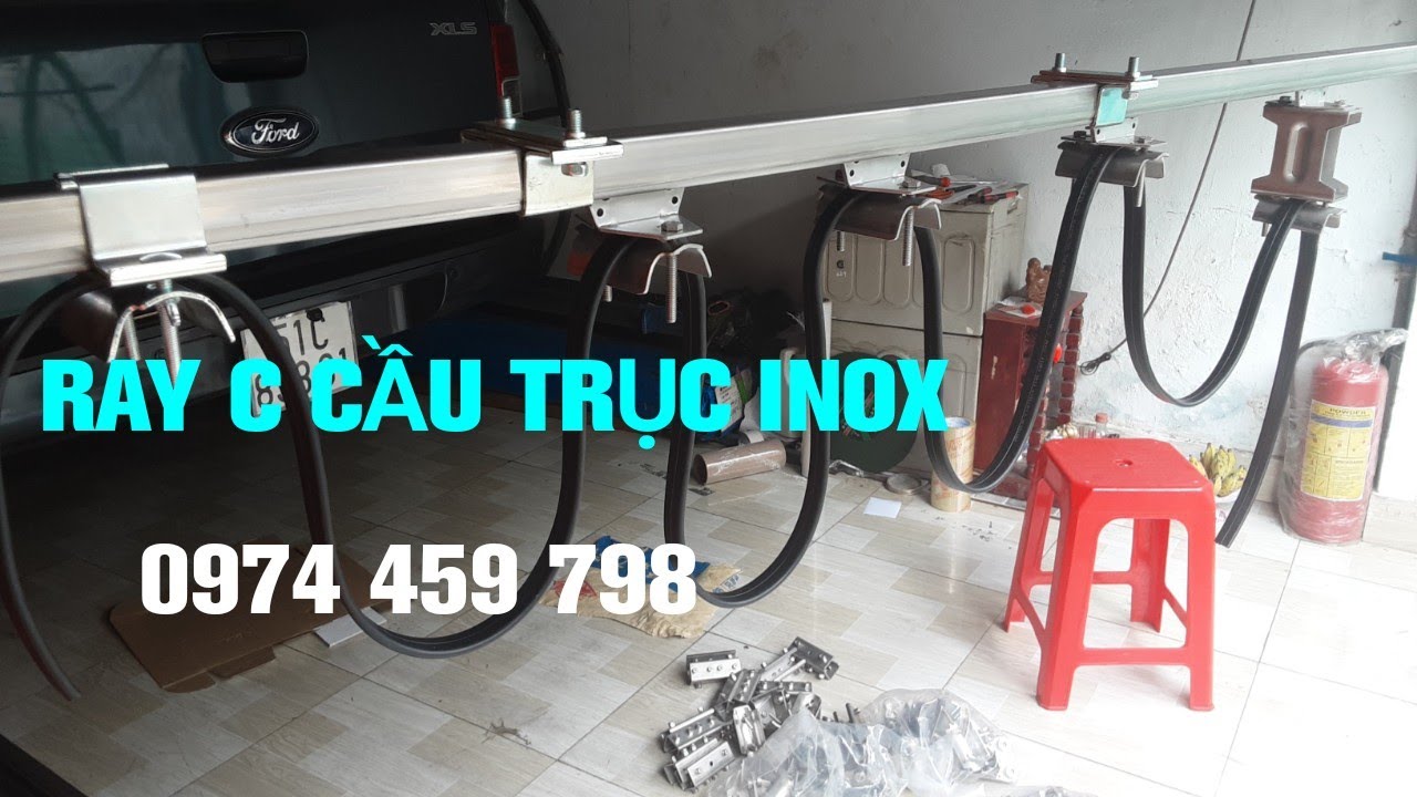 ray c cau truc bang inox 304, thanh ray c 30x32 bang inox 304 dai 3m ...