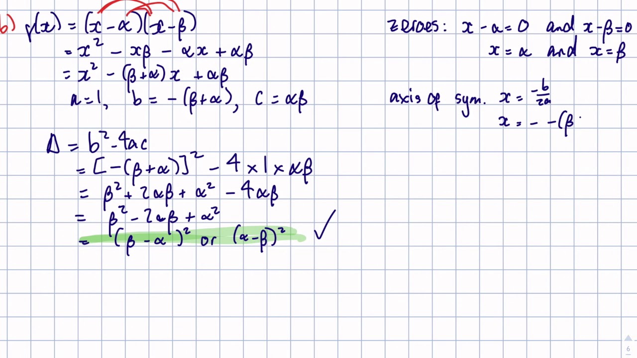 2020 Year 11 Mathematics Advanced Ex 3f Question 12 - YouTube