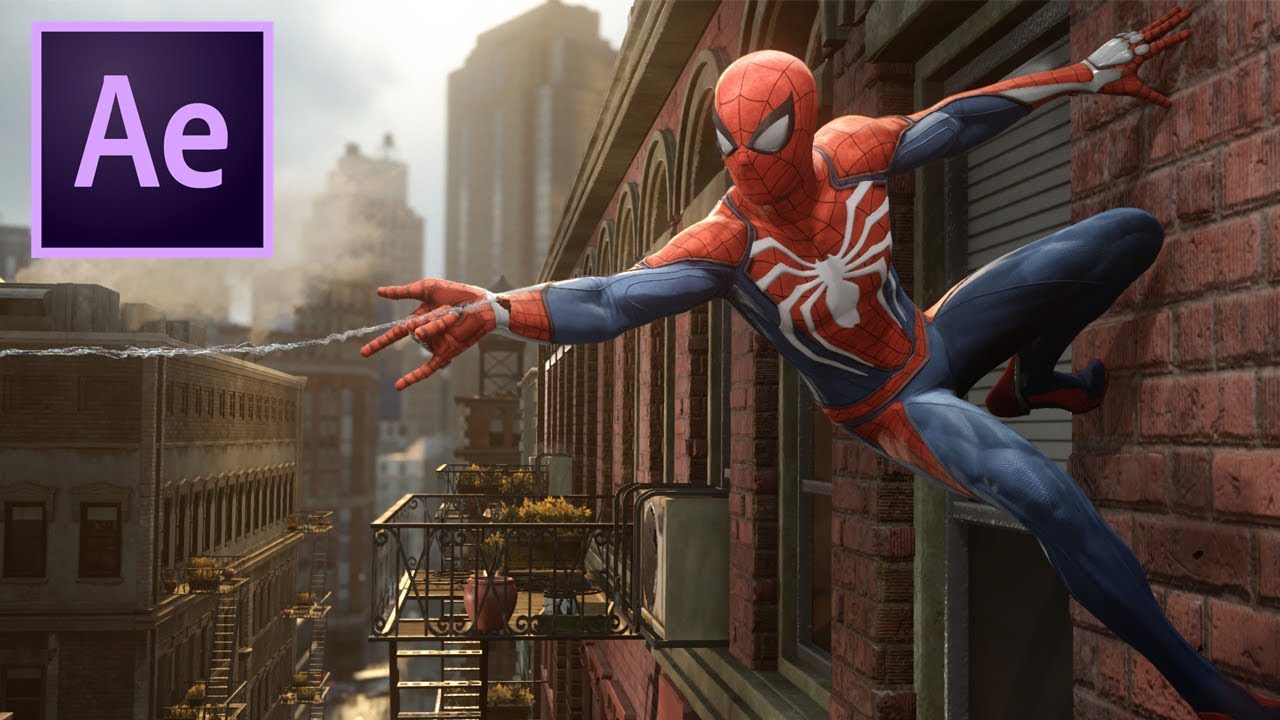 Adobe After Effect - Spiderman Web Shooting Effect - YouTube