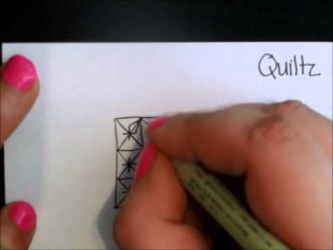 Tangle Tutorial Quiltz - YouTube