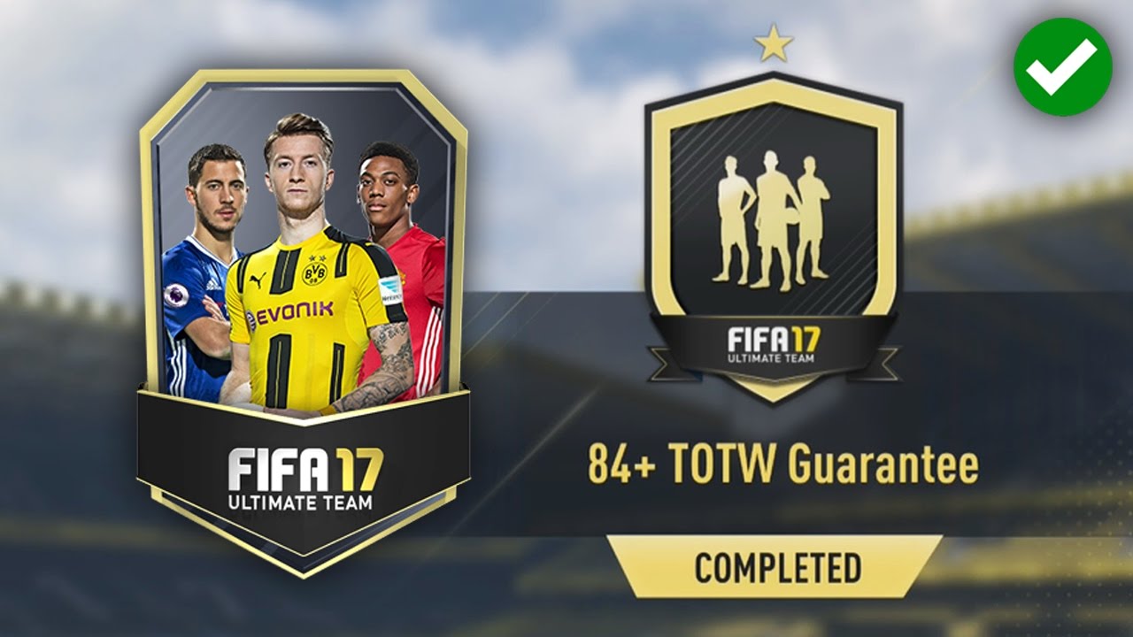 84 Totw Guarantee Sbc Cheapest Method And Completed Fifa 17 Ultimate