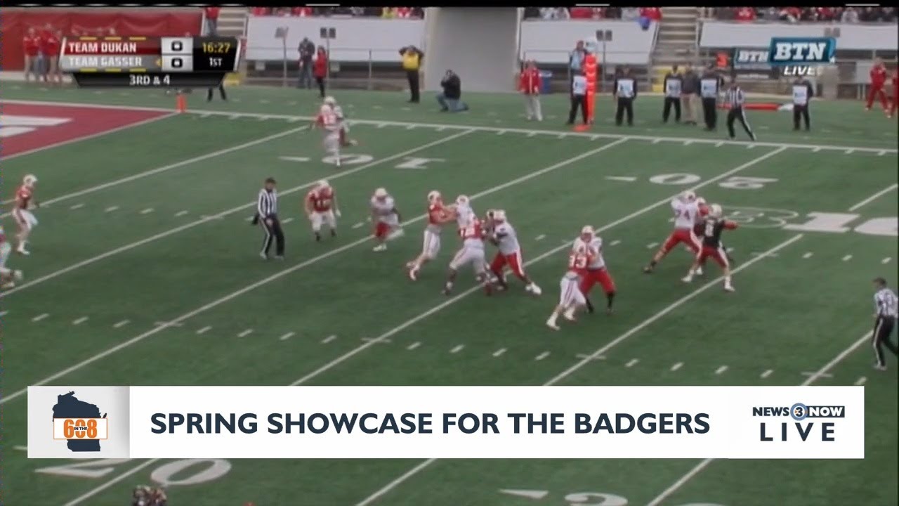 In the 608: Wisconsin Football Spring Showcase Saturday - YouTube