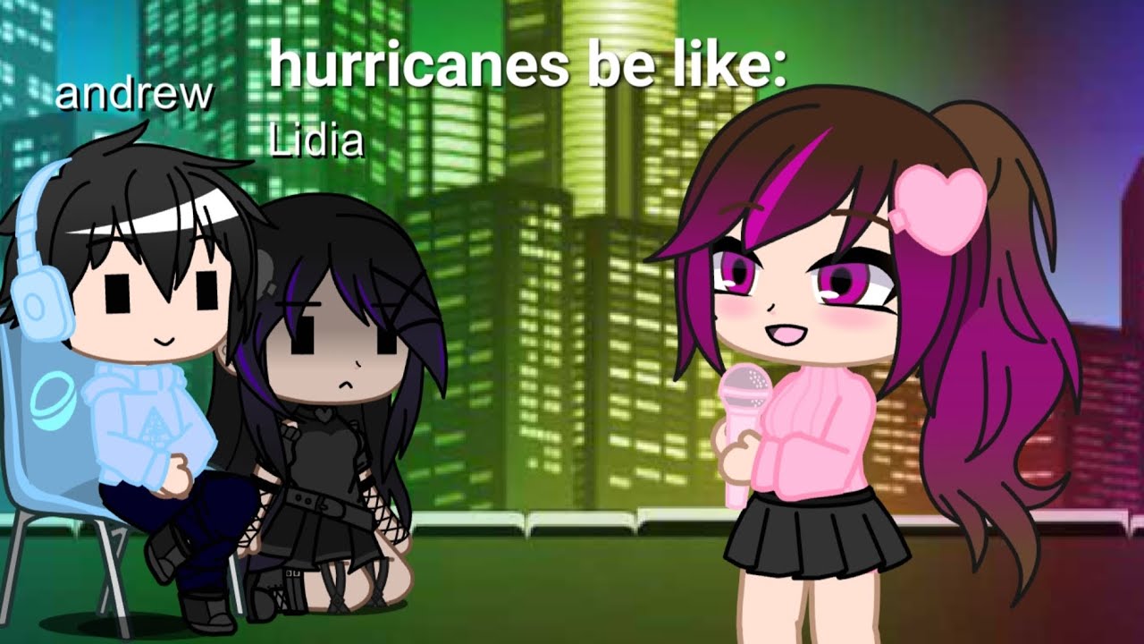 hurricane go eeeeeeeeeee //maddies gacha//gacha club//idea inspired by ...