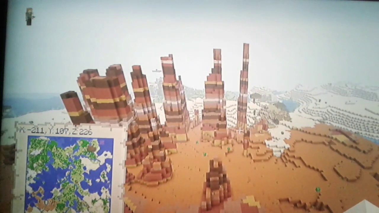 Minecraft PS3 Beautiful Mesa Bryce - YouTube