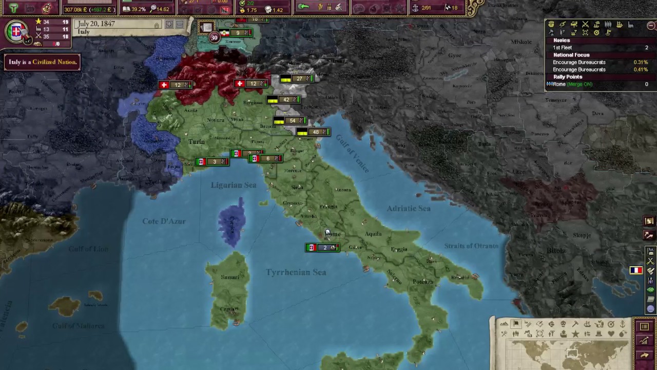 Victoria 2 MP, Two Sicilies part 6 - YouTube