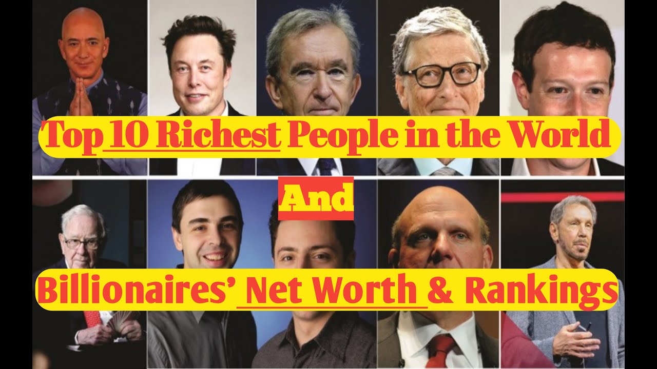 Top 10 Richest 💸 People in the World 2025 | Billionaires' Net Worth ...