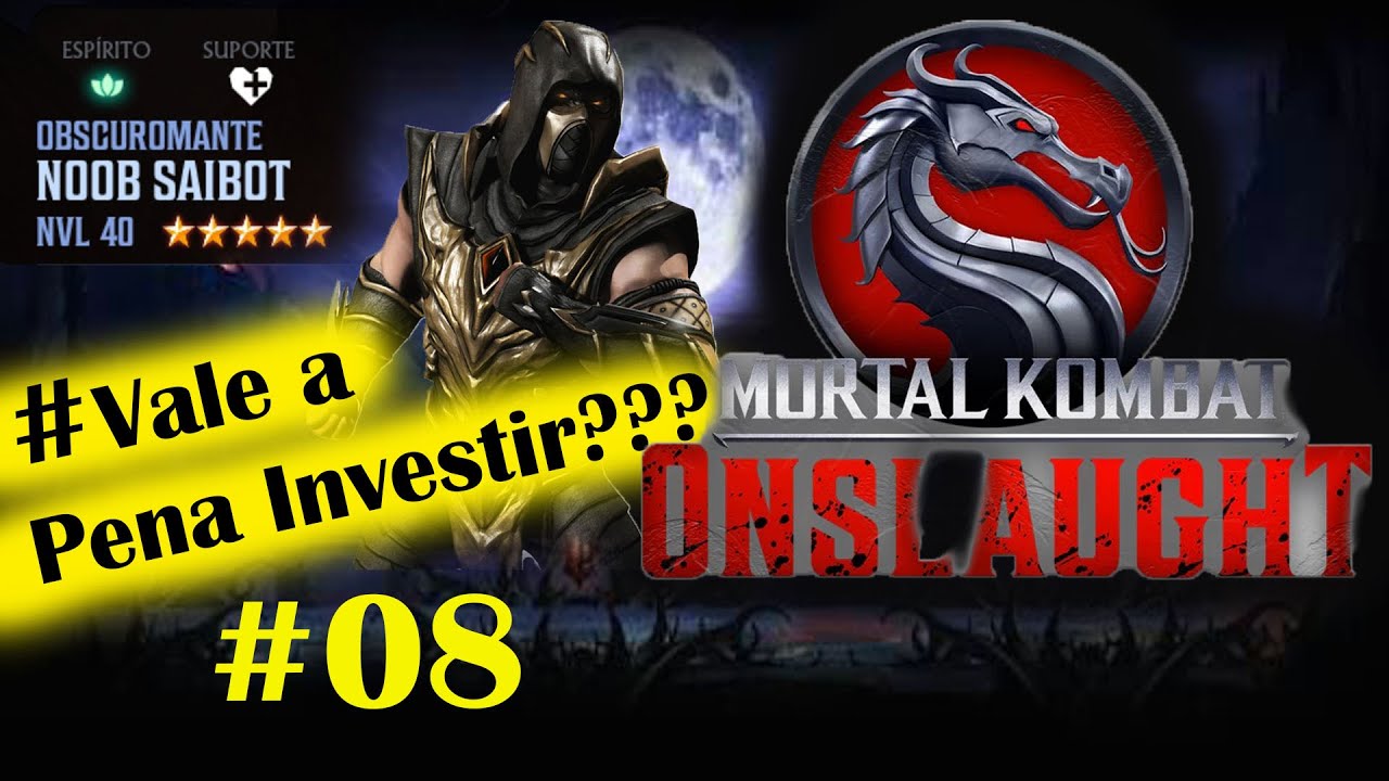 O Obscuromante Noob Saibot - Mortal Kombat Onslaught I Um Healer ...