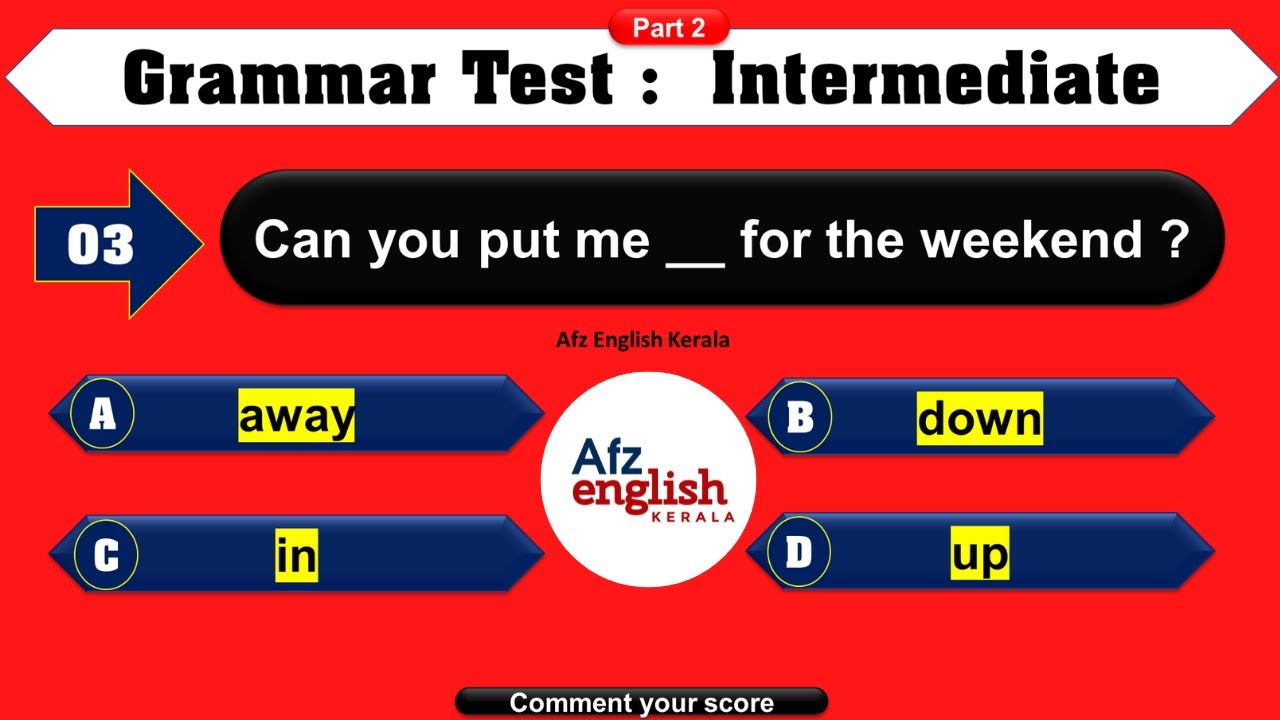 Intermediate Exercises ! Proficiency Test - Part 2 ! Spoken English ...