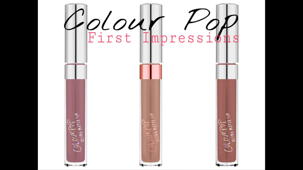 Colour Pop BEEPER, CHI, LUMIERE 2 + Lip Swatches! / First Impressions ...