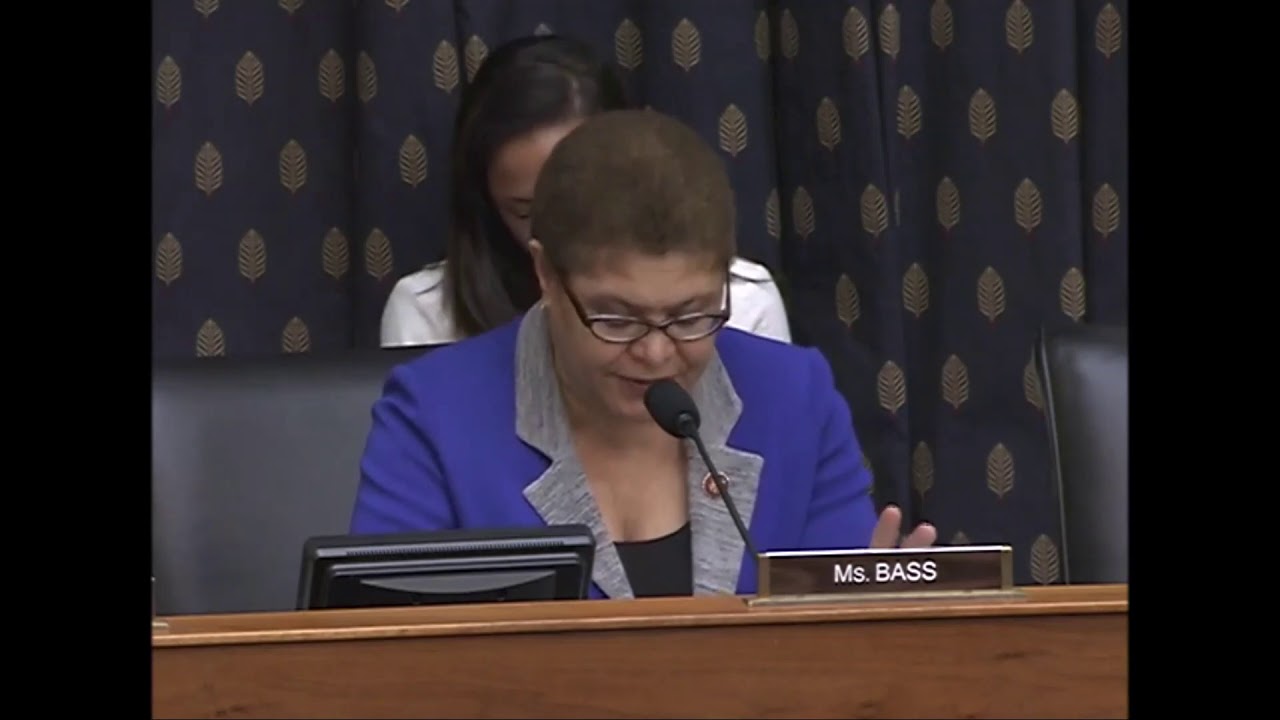 Rep. Bass Speaks At Foreign Affairs Hearing On Foreign Aid - YouTube