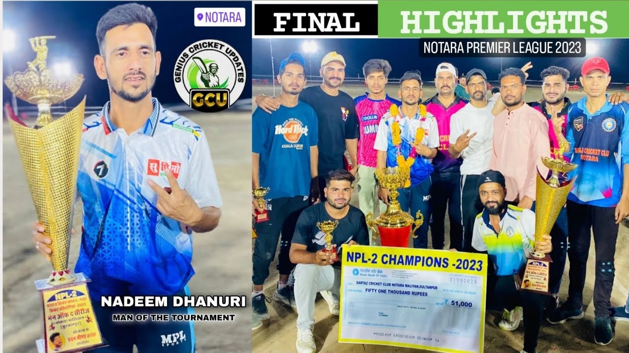 FINAL - Talera vs Notara | Highlights | Notara Premier League 2023 ...