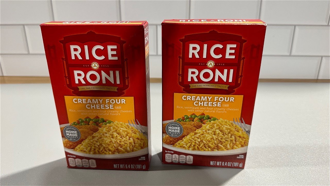 Quaker Rice-a-Roni Creamy Four Cheese - 12 Boxes - YouTube