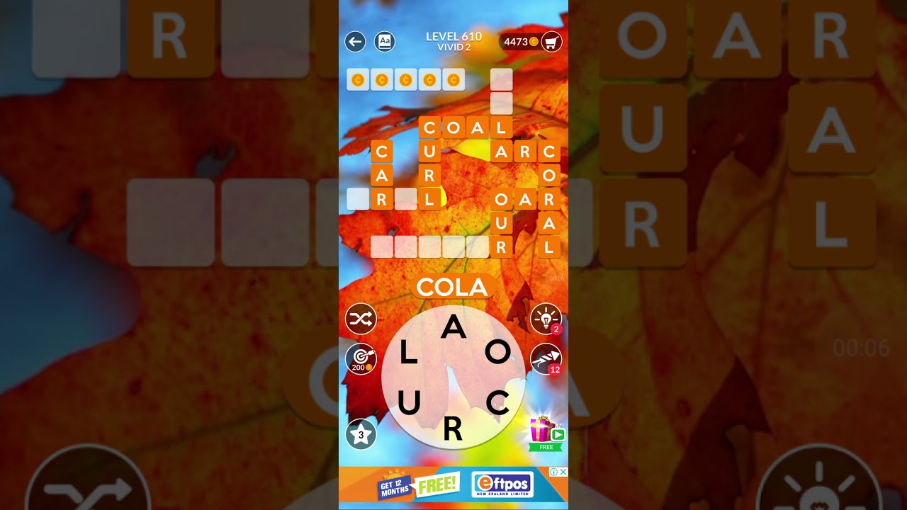 wordscapes 610 - YouTube