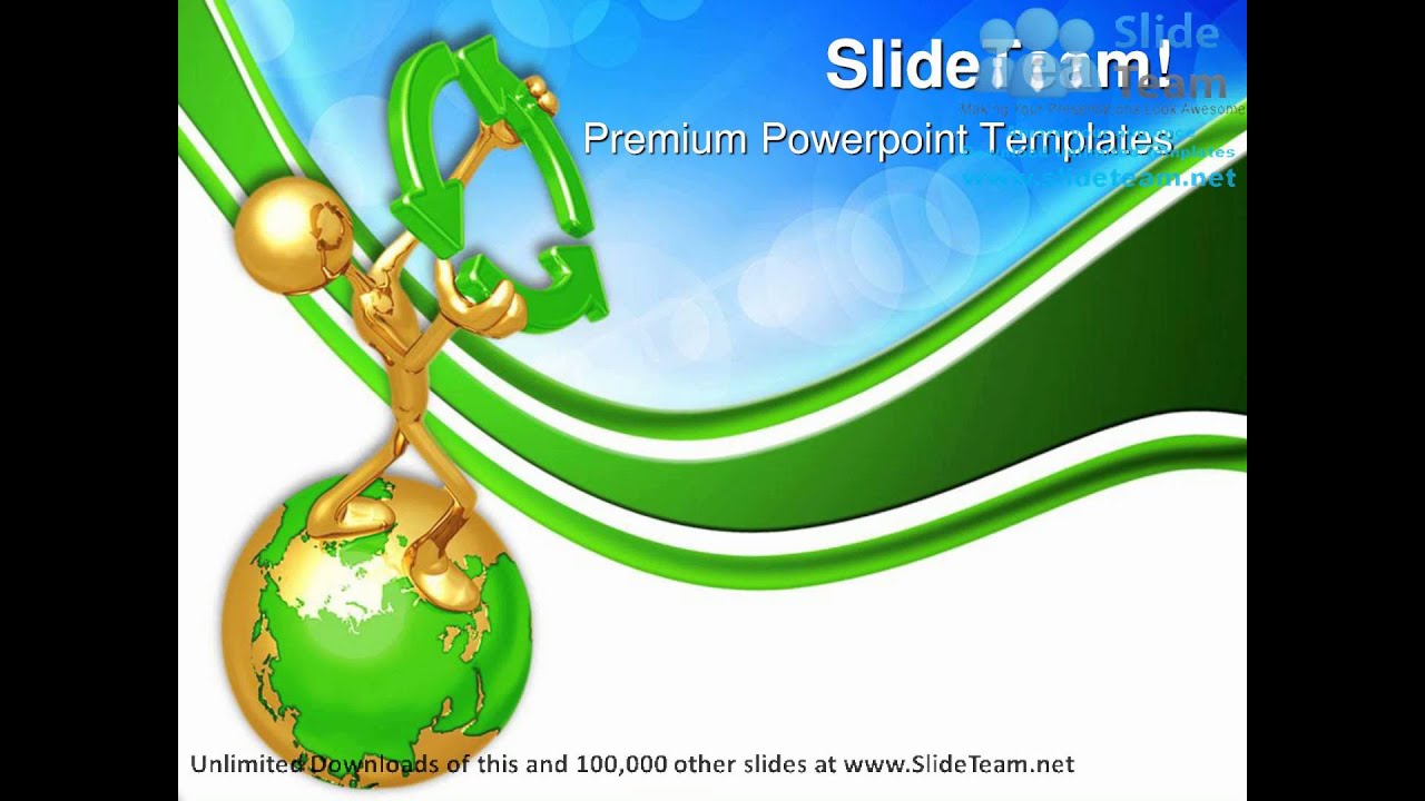 Earth Day Recycling Environment PowerPoint Templates Themes And ...