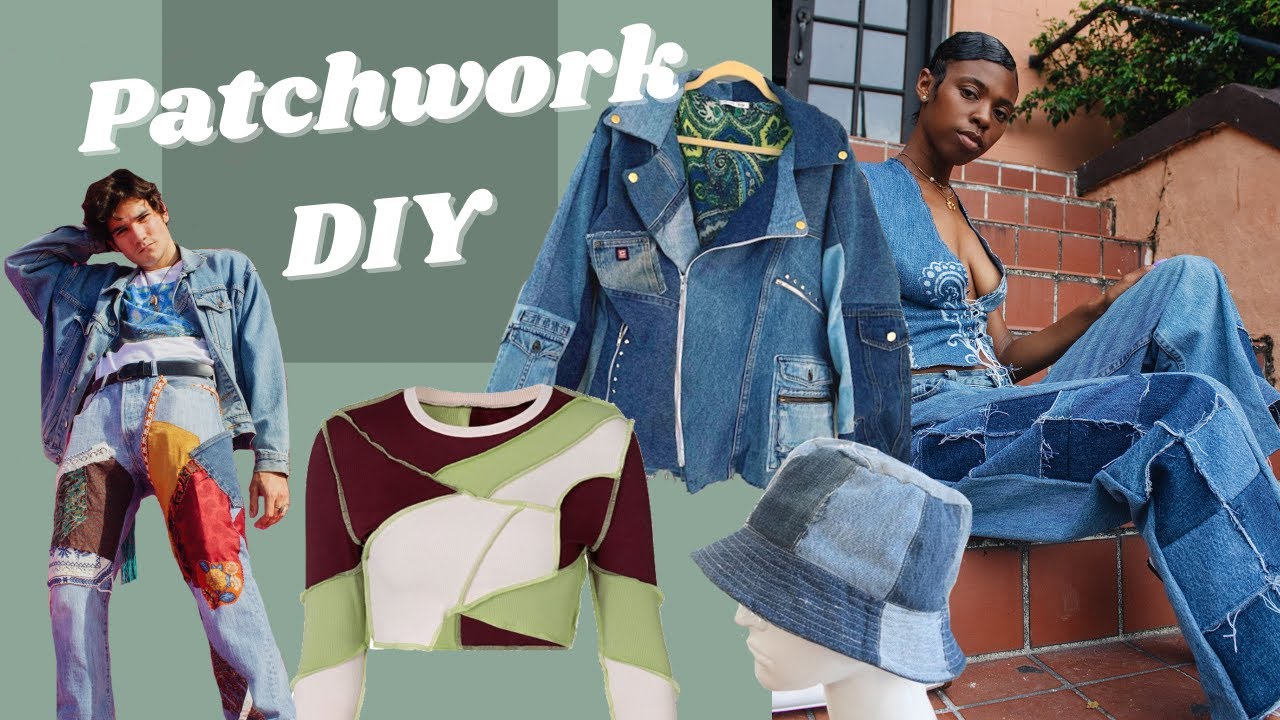 How to Patchwork with scrap Fabrics || Zero waste DIY - YouTube