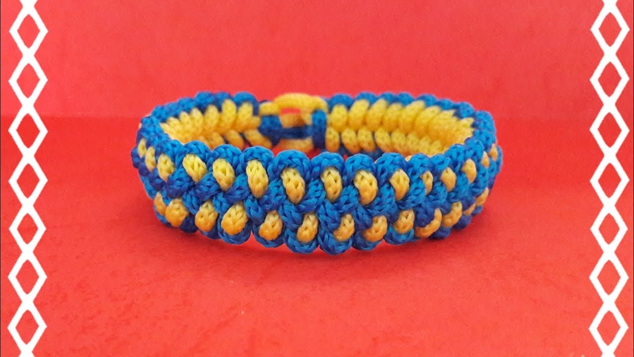 Tutorial Cara Membuat Gelang Tangan dari Tali Kur : Dragon Claw ...