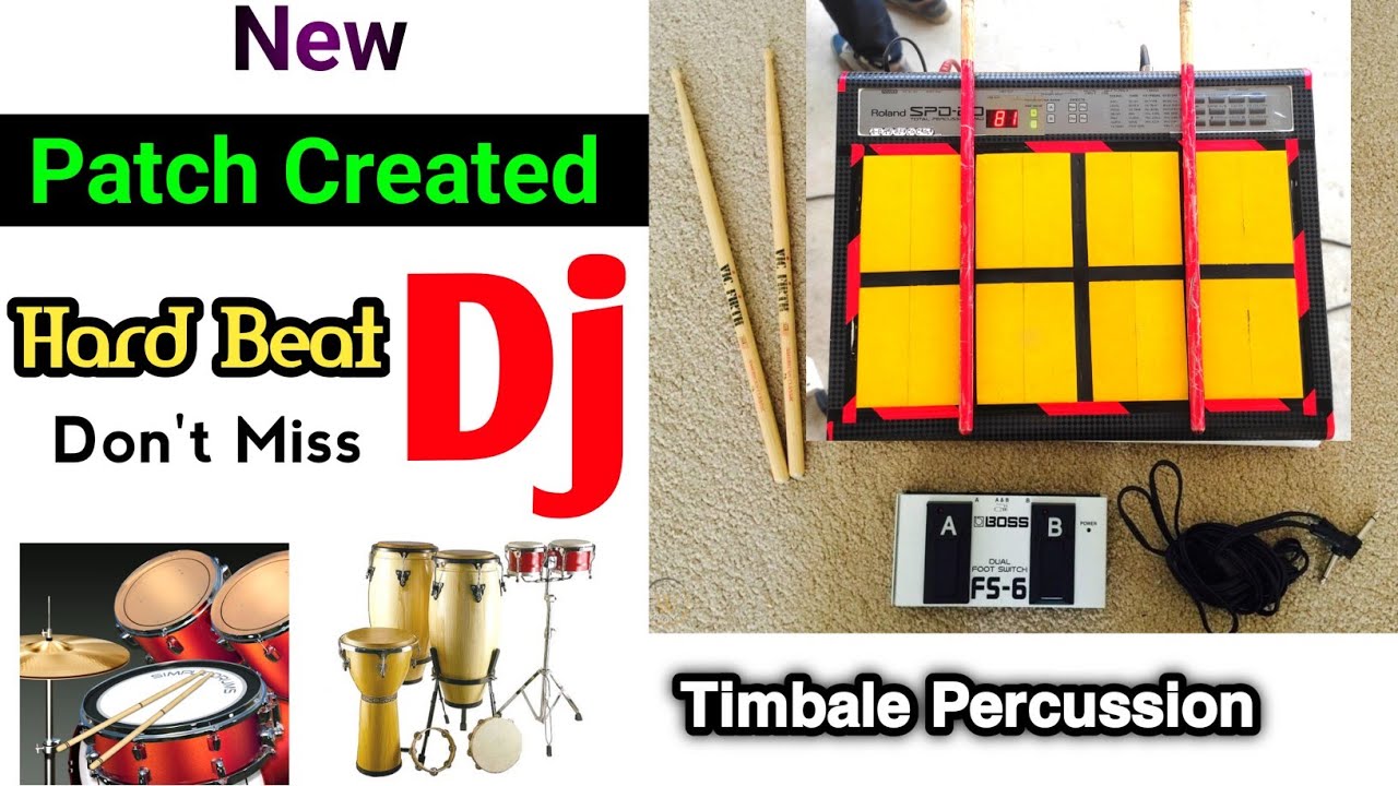 New Patch Created ( Dj Remix ) | Techno Congo Timbale Percussion Patch | octapad music | - YouTube