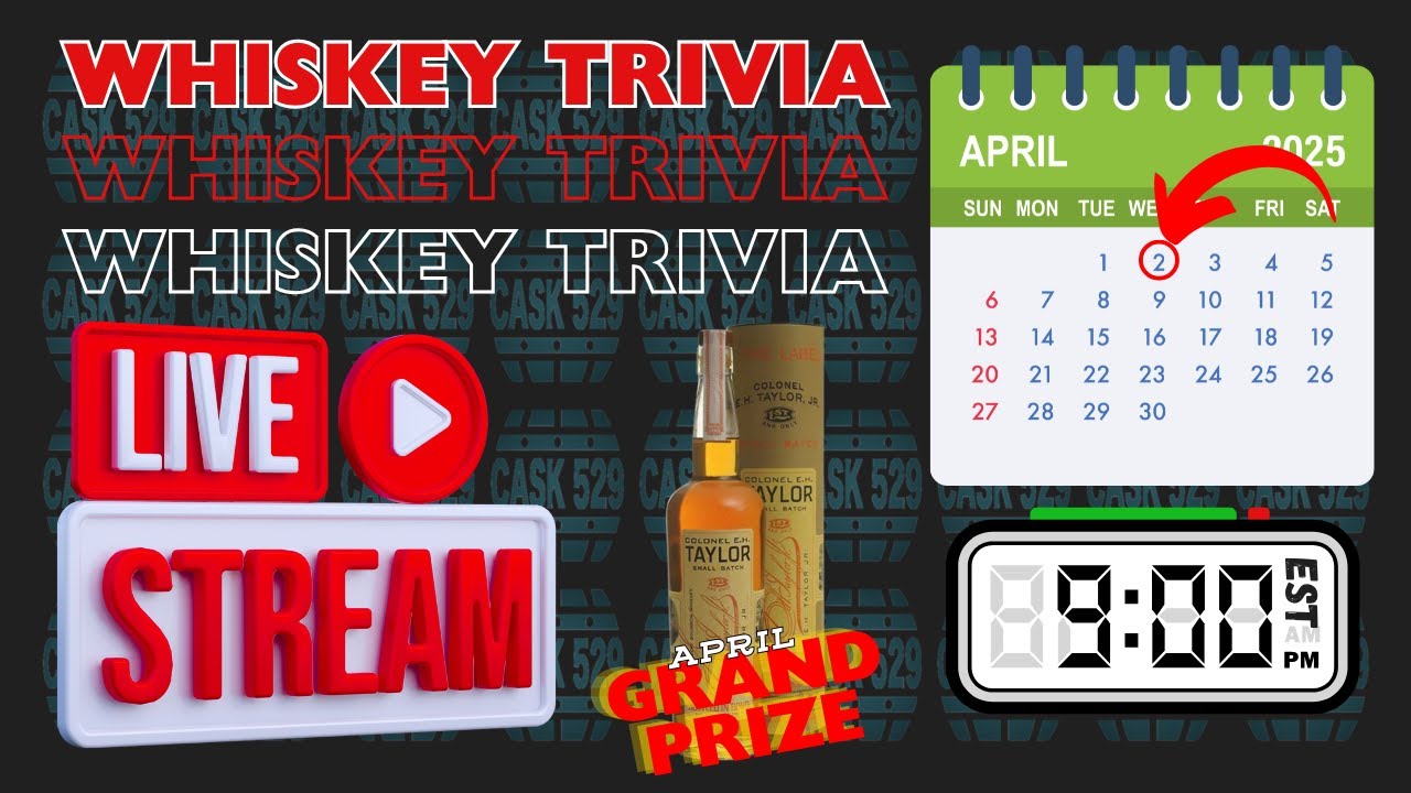 April Whiskey Trivia - Whiskey Trivia Live Stream - YouTube