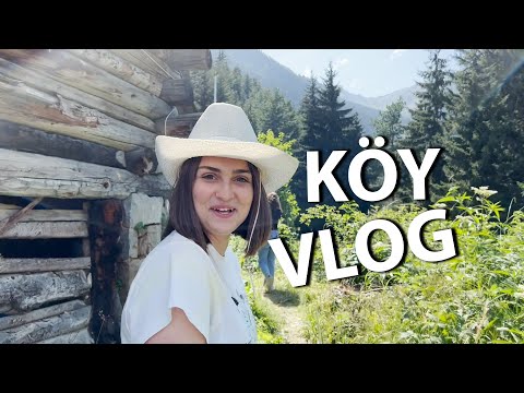 YAZ TATİLİ VLOG | KÖY VLOG | Tiktok Çekimleri, Çadırda Yayla Şenliği, Dağda Piknik