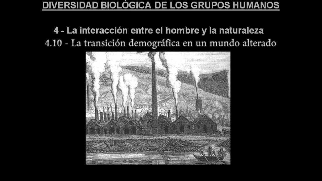 DBGH Tema 4.10 - La transición demográfica en un mundo alterado - YouTube