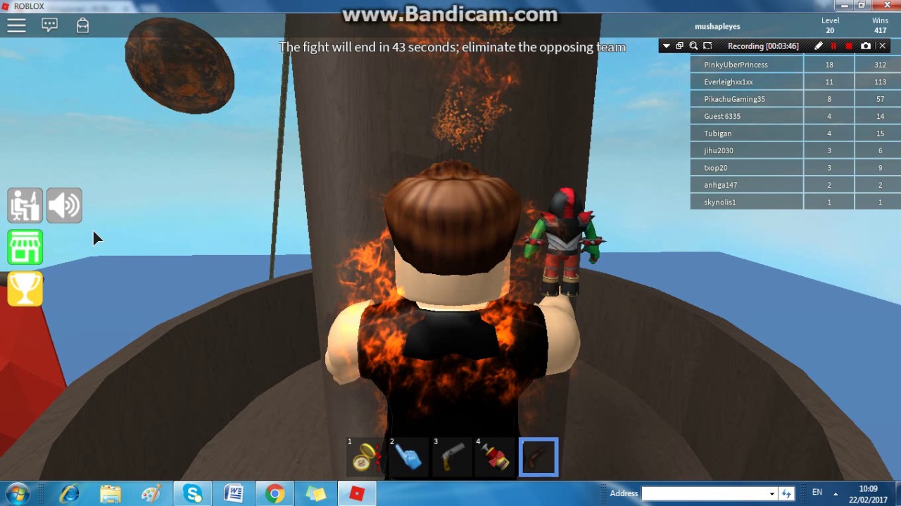 What happens when you level up and use the clown bomb Roblox - YouTube