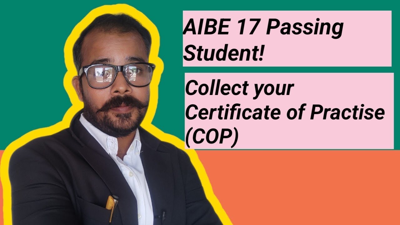 AIBE 17 COP l Collect Your COP - YouTube