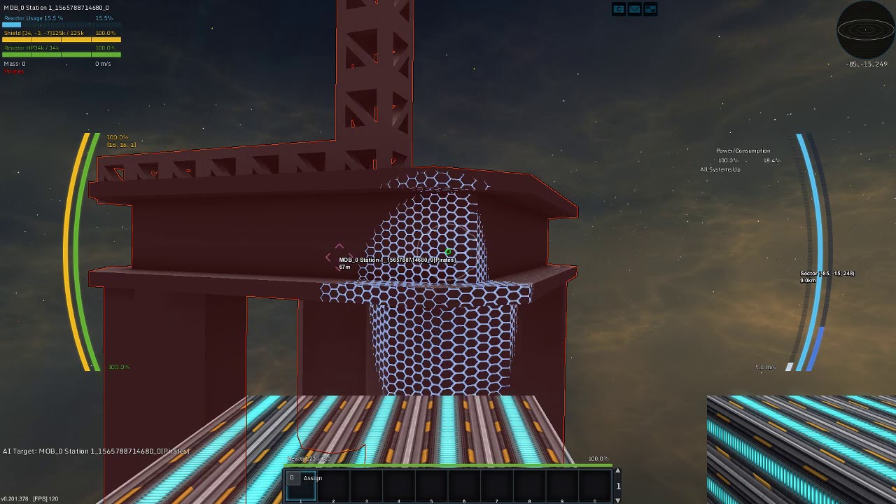 Cannon Broadside Test - StarMade S2-338 - YouTube