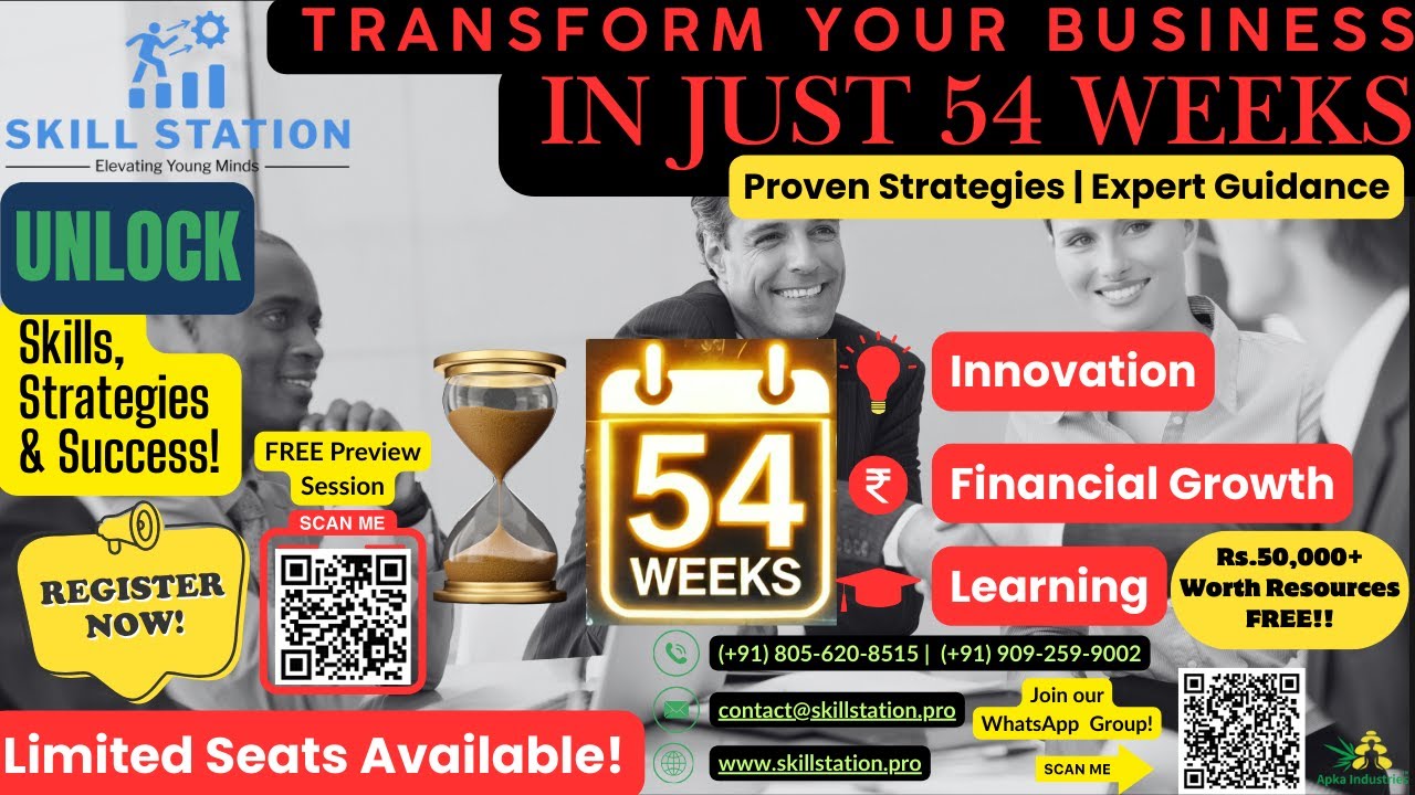 Transform Your Business in 54-weeks - Skill Station’s Business Training ...