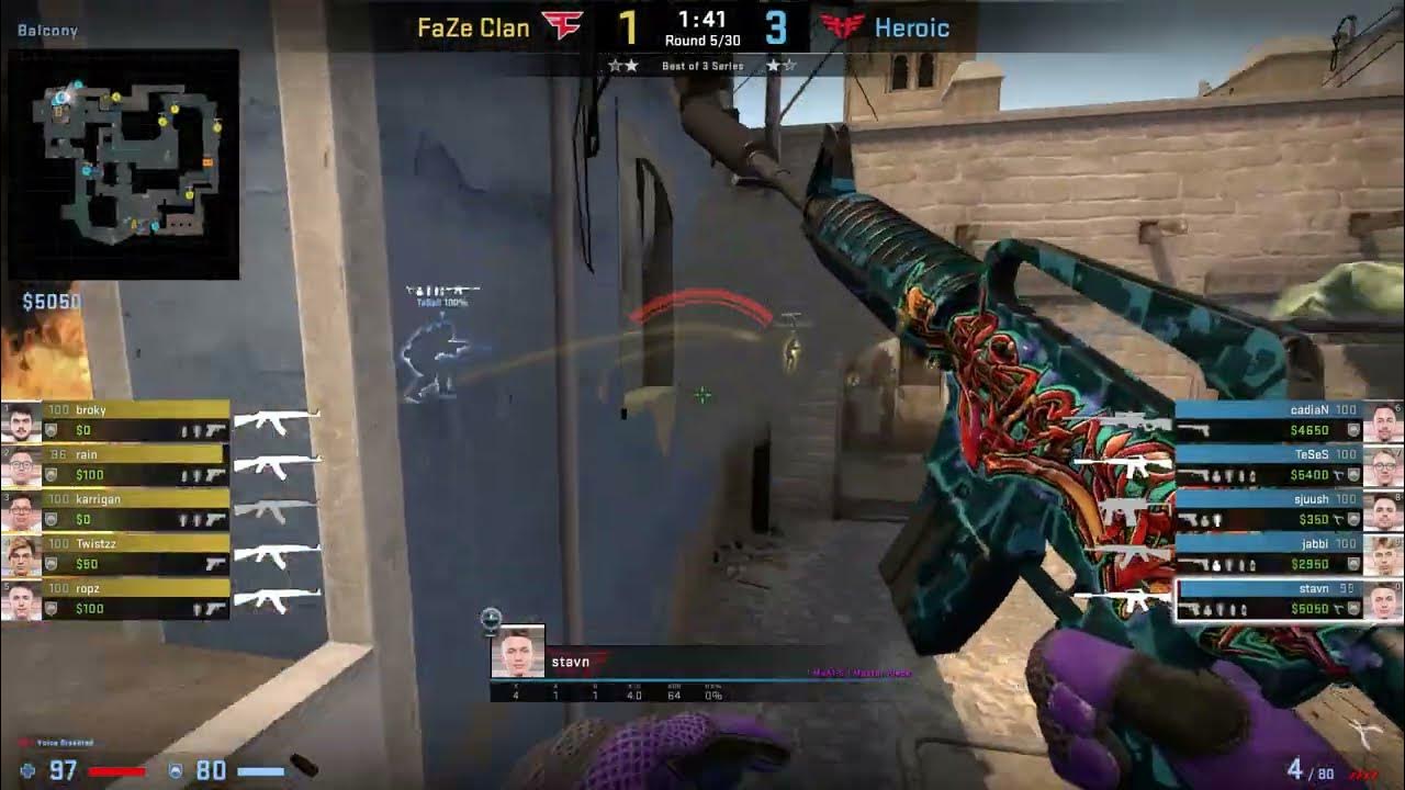 CS:GO POV Demo Heroic stavn (33/21) vs FaZe (de_mirage) @ BLAST Premier Fall Final 2022 - YouTube