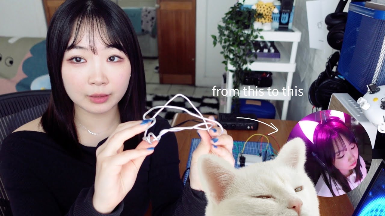 how I made these midi-reactive LED cat ears / VOIDCAT 1 🪩🐈 - YouTube