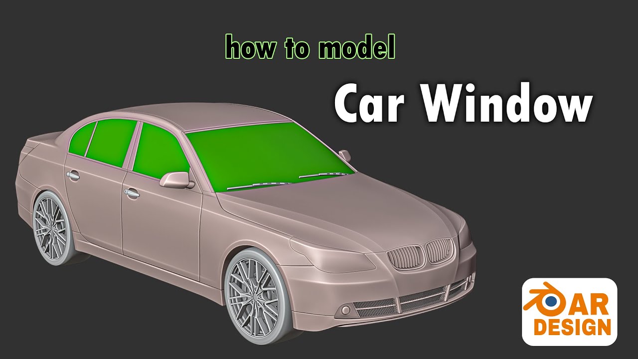 Car 3D Design Tip | how to draw car windows in BLENDER 3D - YouTube