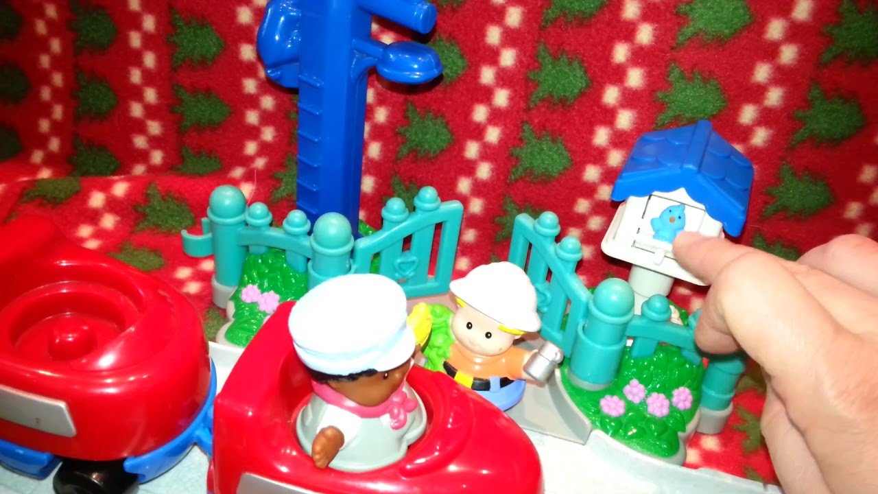 Fisher Price Little People Tory Pociąg Stacja Kolejowa Train Station 2 ...