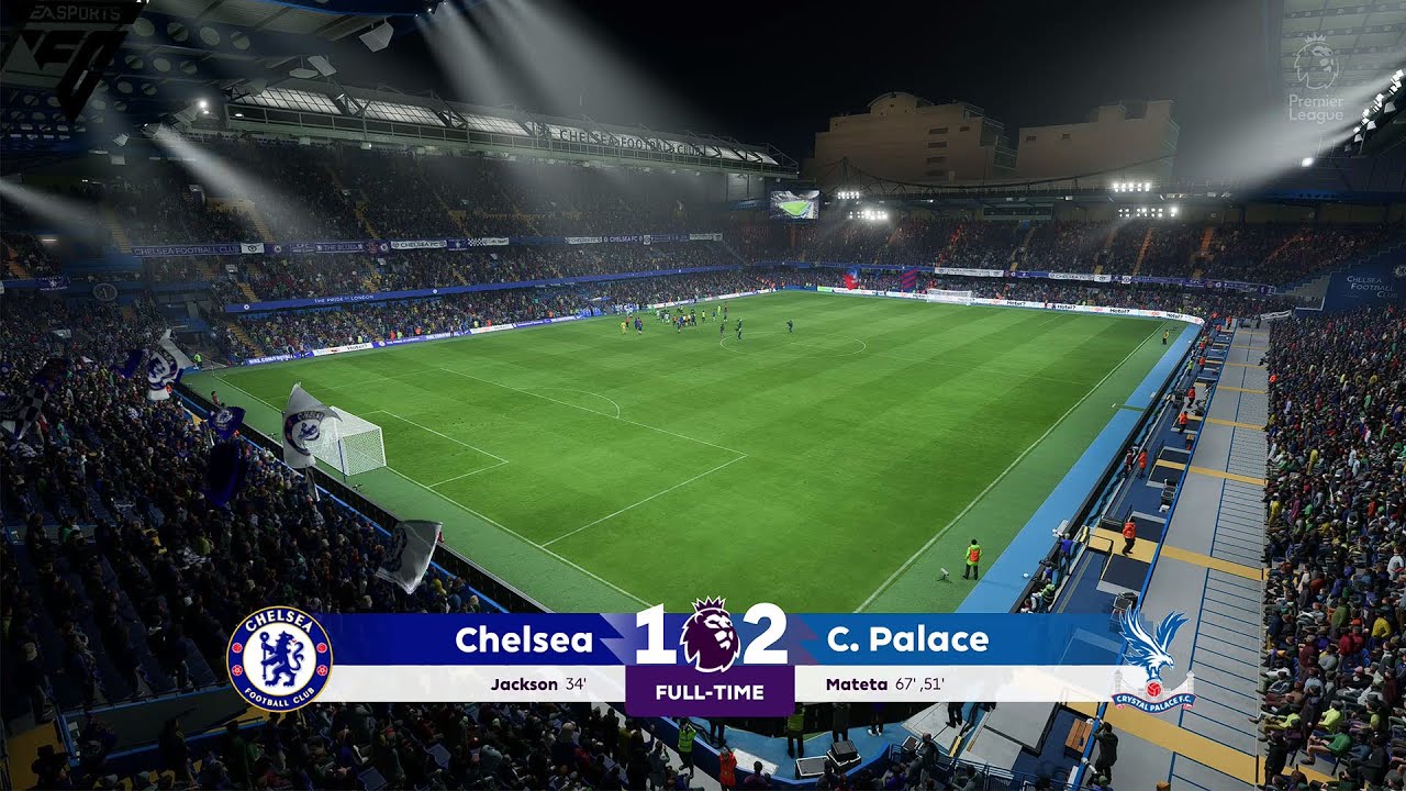 Fc24 ချဲလ်ဆီး Vs ခရစ္စတယ်ပဲလေ့ Premier League 24 25 Full Match