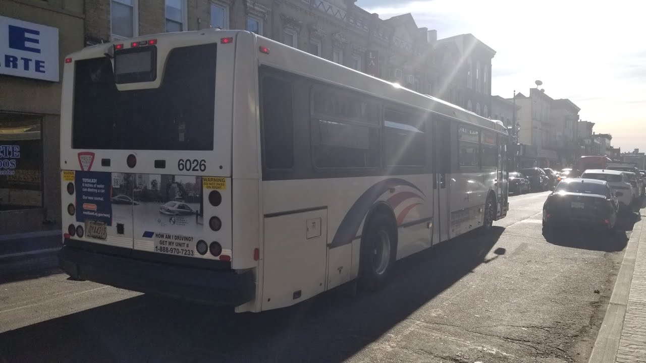 NJT ONE BUS 84 Journal Square via Bergenline (NABI 416.15 6026 ...