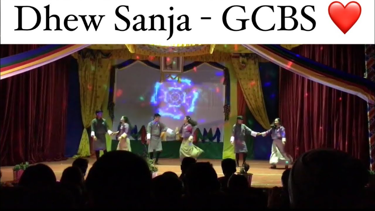 Dhew Sanja dance by GCBS students | Bhutanese latest Dance 2024 ...
