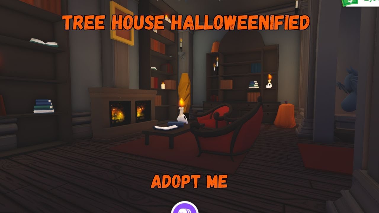 ADOPT ME TREE HOUSE MAKE OVER HALLOWEEN 9K COST - YouTube