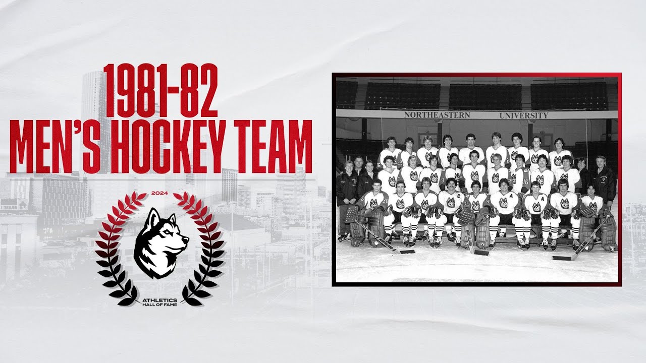 1981-82 Men's Hockey Team | Northeastern Hall of Fame - YouTube