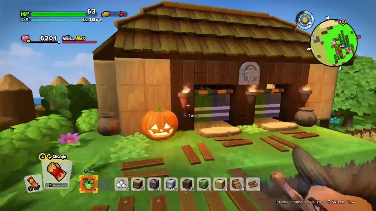 Dragon Quest Builders 2 - My Furrowfield Farm Town - YouTube
