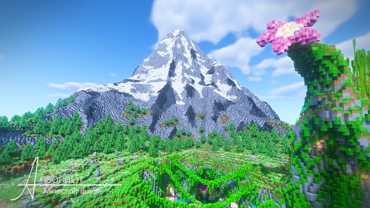 Minecraft Himalayan Mountain Build | 8 Month Creative Project (XBOX ...