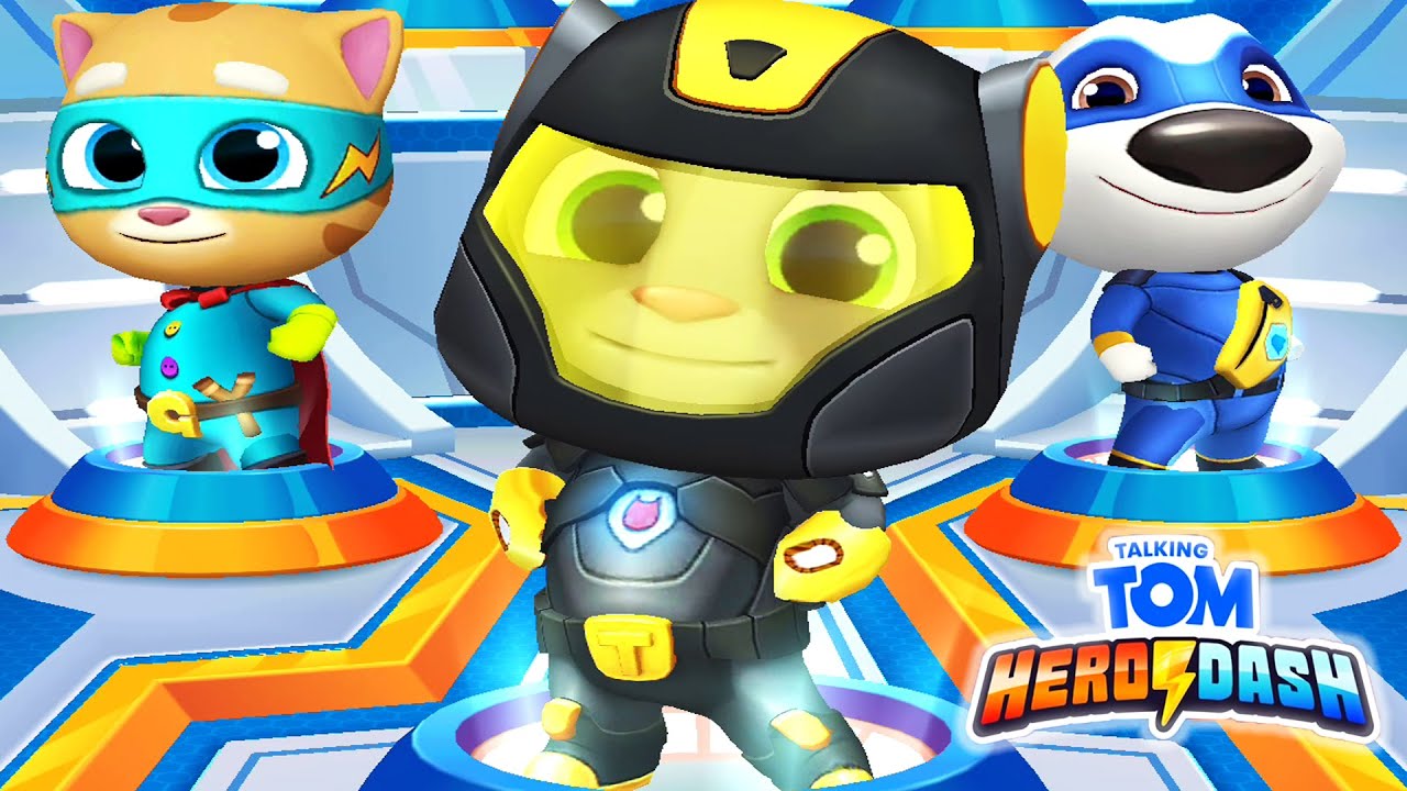 Talking Tom Hero Dash - All Heroes | Super Hero Run - YouTube