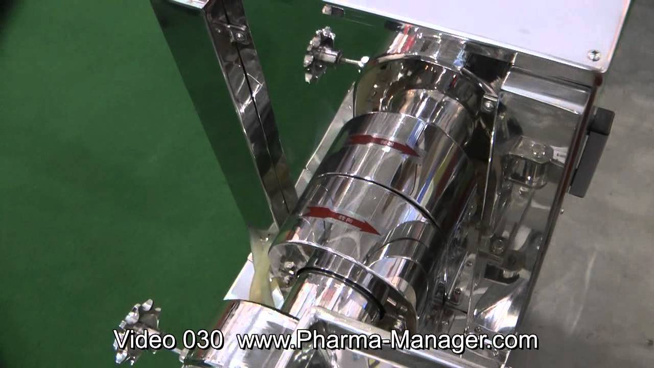 Pharmaceutical grinders of powder, mill, crusher for production. Video ...