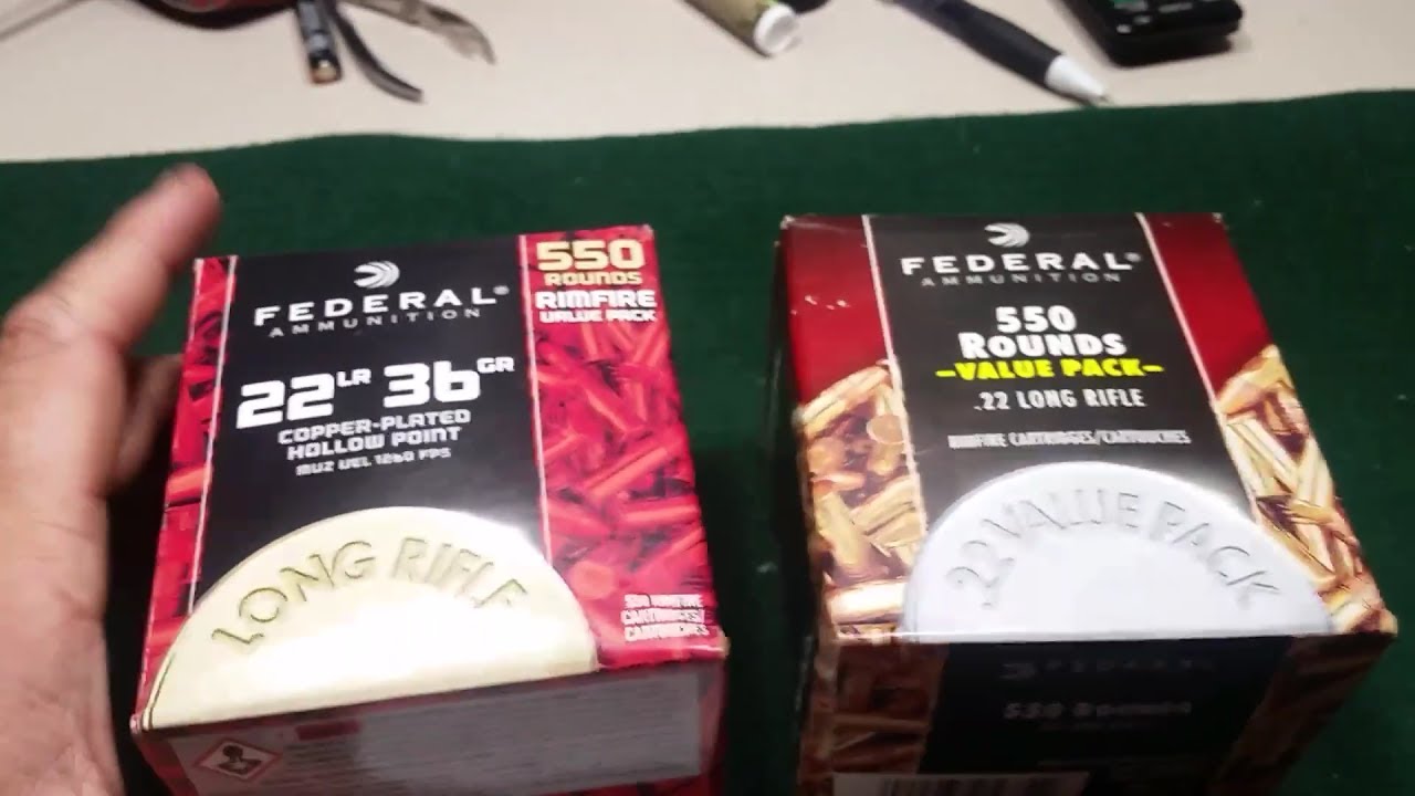 New Federal 550 22lr @ Walmart - YouTube