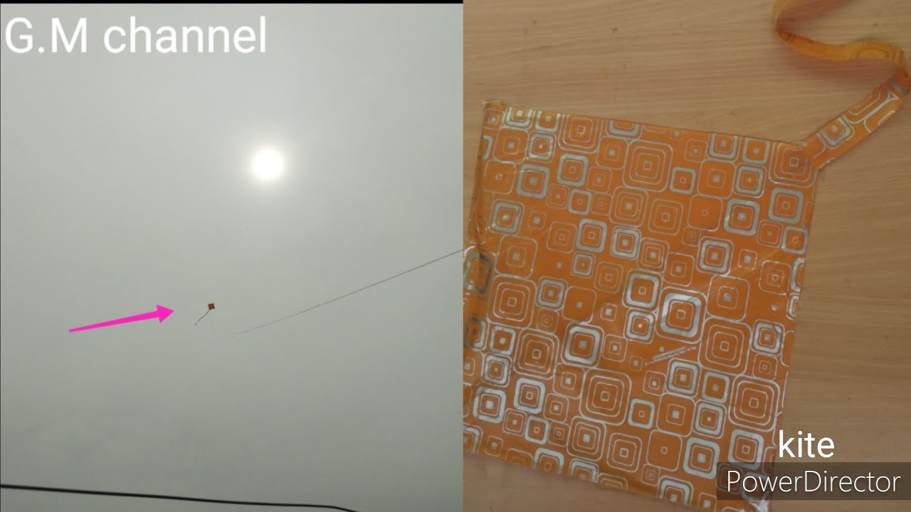 How to make easy cover kite - YouTube